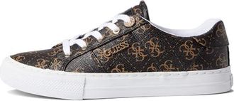 Guess Loven, Baskets pour Femme, Marron Multi 908, 3.5 UK