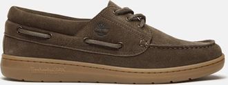 Timberland Portofino Pier Bootsschuh f&uuml;r Herren in Dunkelbraun/Beige, Herren, Braun, Gr&ouml;&szlig;e