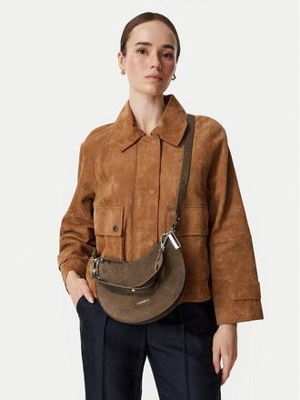 Coccinelle Handtasche QKG Coccinellesunup Suede E1 QKG 13 03 01 Khakifarben