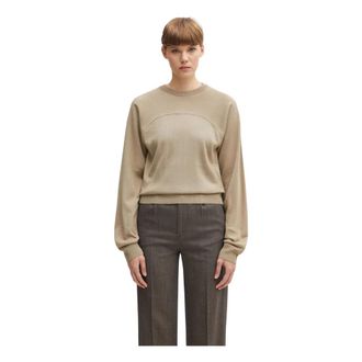 Maison Margiela Round-Neck Strickwaren - - Knitwear - Damen - Beige - S