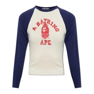A Bathing Ape A Bathing Ape, Damen, Oberteile, Beige, LGr&ouml;&szlig;e