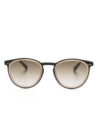 Mykita lunettes de soleil Siwa &agrave; monture ronde - Marron