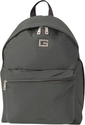 Guess Zaino in tessuto - Homme - Sacs - Gris - Taille: ONE Size