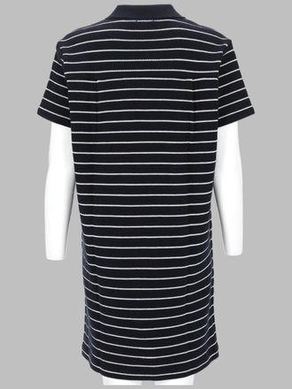 A.P.C. Striped Polo Cotton Dress - Blue