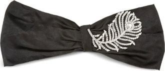 Jennifer Behr serre-tête Plume à détails de plumes - Noir