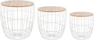 Atmosphera Atmosphera - Tables gigognes - m&eacute;tal & Bois