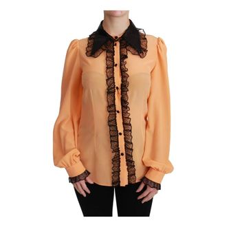 Dolce & Gabbana Damen, Blusen & Hemden, Gelb, 3XSGröße