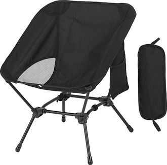 Generico Klappst&uuml;hle f&uuml;r Erwachsene - kleiner tragbarer Strandsitz | Campingstuhl mit Seitentasche f&uuml;r Garten, Terrasse, Hof, Strand, Camping Picknick