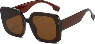 Generic Lunettes De Soleil Carr&eacute;es For Femmes, D&eacute;coratives For Hommes, For Les Vacances Et La Conduite(Brown)