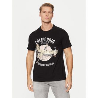 Guess T-Shirt M5RI19 K8FQ4 Schwarz Regular Fit