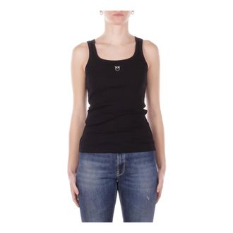 Pinko Pinko, Femme, Tops, Noir, Taille: 40 FR T-shirts et Polos