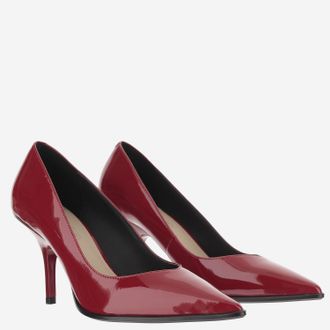 Pinko Womens Pumps Red Leather Upper: Cowhide
