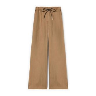 Motivi Palazzo-Hose aus Lyocell-Mischung - - Trousers - Damen - Beige - S