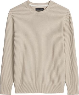 Marc O'Polo Rippstrick-Pullover aus Bio-Baumwolle, Regular Fit in