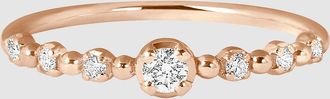 Gigi Clozeau Bague Solitaire Gigi Or Rose Diamants