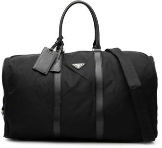 Prada Weekender - Tessuto Travel Bag - Gr. unisize - in Schwarz - f&uuml;r Damen