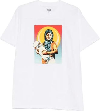 Obey Homme, Tops, Blanc, Taille: XL Skateistan Tee