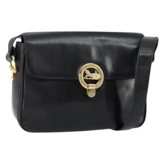 Celine Pre-owned Vintage Leder Schultertasche - - Pre-owned - Damen - Schwarzk - ONE SIZE