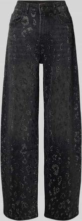 Miss Goodlife Ballon Jeans mit Ziersteinbesatz Modell Leosparkle