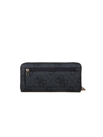 Guess Womens Wallet Coal Logo Polyurethane Bags