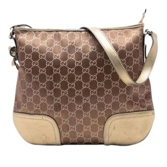 Gucci Sac bandouli&egrave;re en toile Pre-owned - Femme - Pre-owned - Brun - Taille: ONE Size