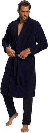 JP1880 Homme Grandes Tailles Peignoir éponge col châle Tissu en Coton Bleu Marine 3XL 702388 76-3XL