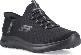 Skechers Summits - High Range Textil Herren Schwarz Weite Sneakers