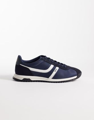 Boss Orange by Hugo Boss Zayn - Sneaker in Marineblau mit niedrigem Schaft