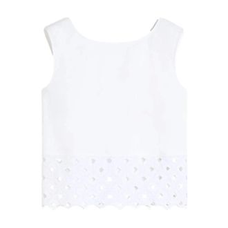 Max Mara Femme, Tops, Blanc, Taille: 42 FR Hauts sans manches