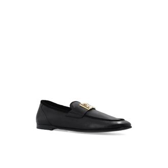 Dolce & Gabbana Lederloafer - - Shoes - Herren - Schwarzk - 39 EU