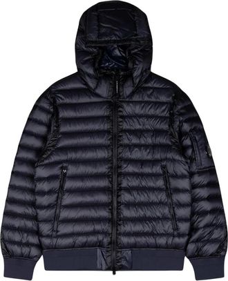 C.P. Company C.p. Company, Homme, Vestes, Bleu, Taille: M D.d. Shell Down Hooded Lens Jacket