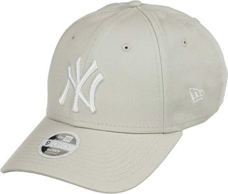 New Era New York Yankees Beige MLB League Essential 9Forty Adjustable Women Cap - One-Size