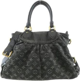 Louis Vuitton Pre-owned Monogram Denim Neo Cabby Shoulder Bag - Femme - Pre-owned - Noir - Taille: ONE Size