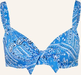 Lidea Lidea B&uuml;gel-Bikini-Top Bandana blau