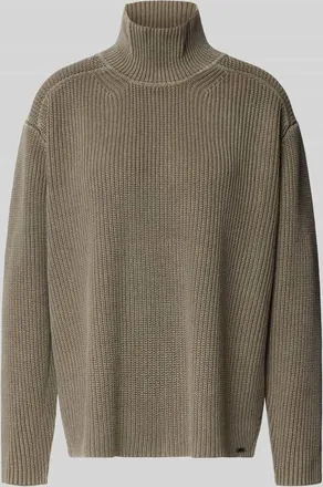 G-Star Oversized Turtleneck-Pullover aus reiner Baumwolle