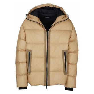 Dsquared2 Gesteppte Daunenjacke - - Jackets - Herren - Braun - M