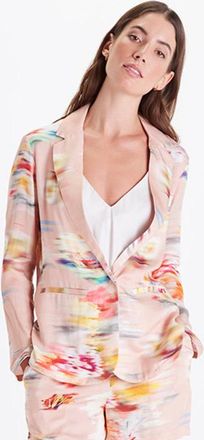 Neu Nomads Damen vegan Jacke Karlie Blume Unsch&auml;rfe Druck
