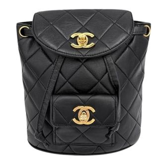 Chanel Pre-owned Matelass&eacute; Rucksack - - Pre-owned - Damen - Schwarzk - ONE SIZE