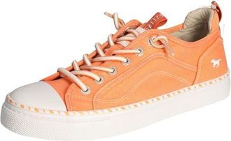 Mustang Jeans Baskets Mode Femme 1376-308, Pointure:39 EU, La Couleur:Orange
