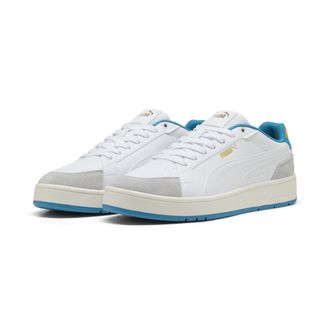 Puma Erwachsene Court Classico Sport Sneakers 45, White Tropical Blue