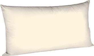 Fleuresse 9200 Colours Interlock Jersey Kissenbezug aus 100% Baumwolle, Oekotex Standard 100, 40 x 80 cm, Creme