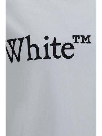 Off-white Mens T-Shirt Bookish Scarf White Cotton T-Shirts And Polos