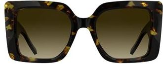 Karl Lagerfeld KL6203S Sunglasses, Dark Tortoise, 52/20/140 Womens