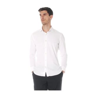 Caliban Homme, Chemises, Blanc, Taille: 2XL Camicia in tessuto tecnico no stiro