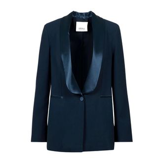 Erika Cavallini Semi Couture Semi-Couture Jacke - - Jackets - Damen - Blau - L
