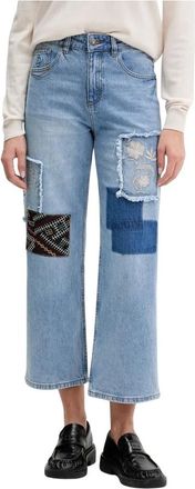 Desigual Damen, Jeans, Blau, XSGr&ouml;&szlig;e