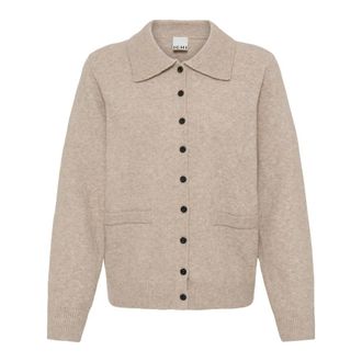 Ichi Ichi - Cardigan - Femme - Pulls - Beige - Taille: 46 FR