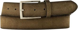 Lindenmann Herren Gürtel grün Nubuk