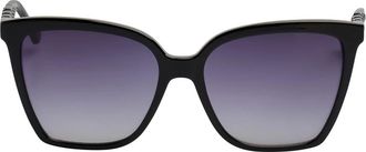 Liu Jo Femme, Accessoires, Noir, Taille: ONE Size Rectangular Lunettes de soleil