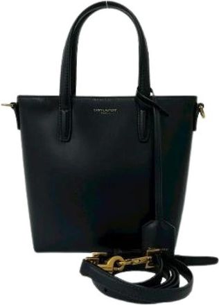 Saint Laurent Pre-owned Sac Shopping Toy en cuir 2-en-1 - Femme - Pre-owned - Noir - Taille: ONE Size